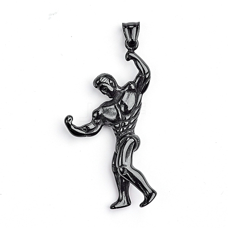 Wholesale 304 Stainless Steel Big Bodybuilder Pendants ...