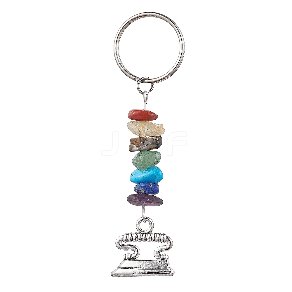 Wholesale Tibetan Style Zinc Alloy Keychains - Jewelryandfindings.com
