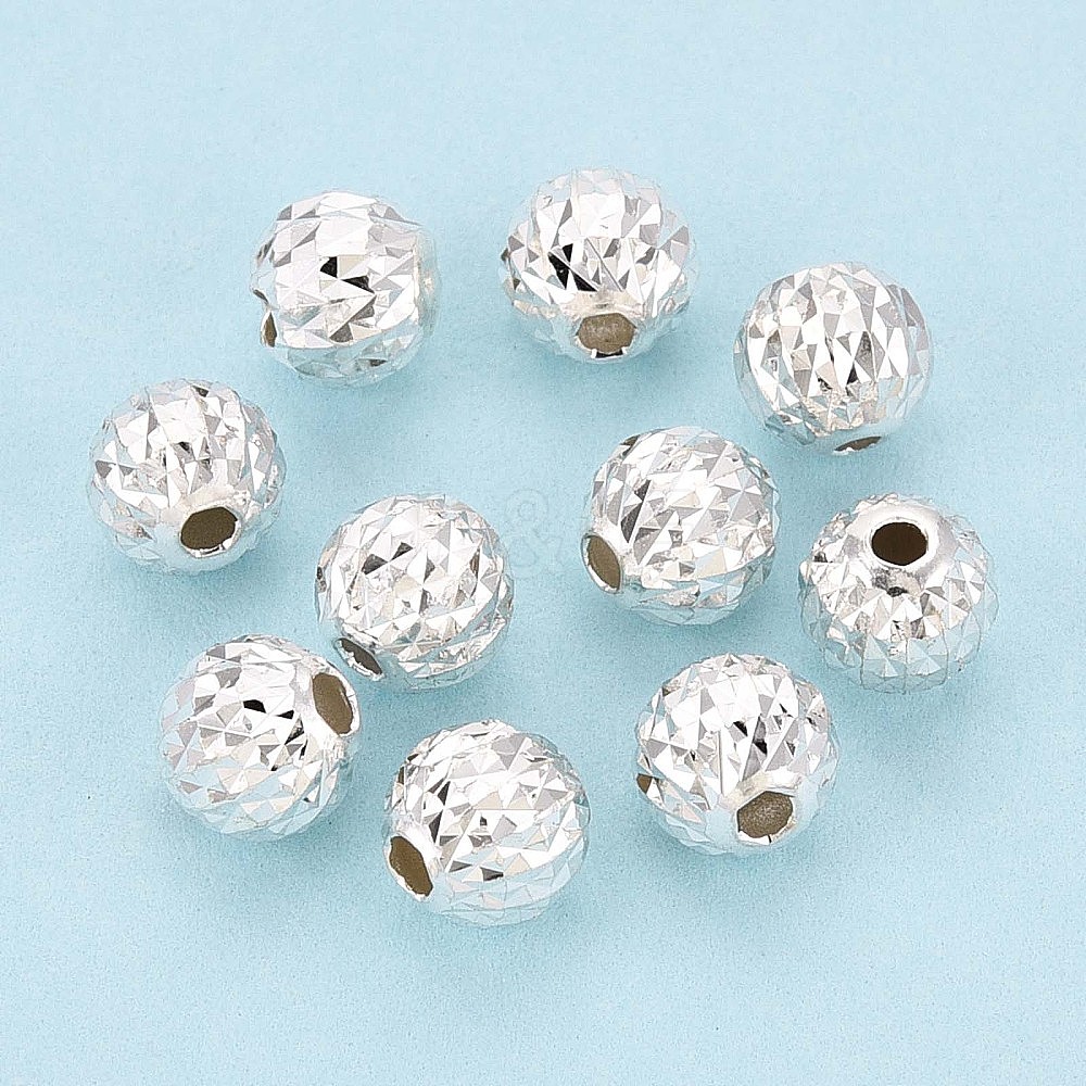 Wholesale Textured 925 Sterling Silver Beads - Jewelryandfindings.com
